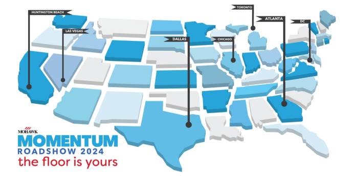 Mohawk releases 2024 Momentum Roadshow schedule - Floor Covering News