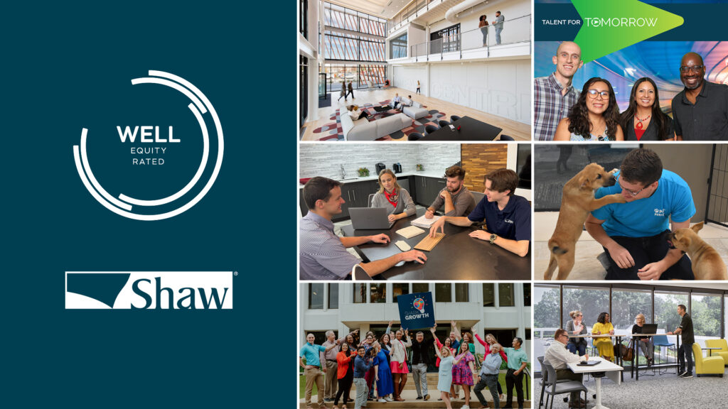 Shaw achieves six WELL Equity Ratings - Floor Covering News